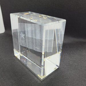 Jaffa | Accents | Laser Image In Crystal 3d Texas Flag Paperweight ...